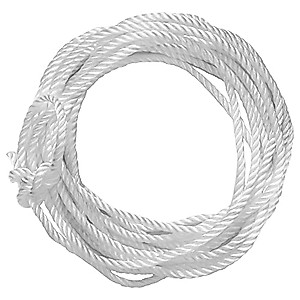 Rope Lasso Pre Tied Cowboy Trick Lariat Lasso Rope Honda Knot for Kids and Adults, 5/16" x 30'
