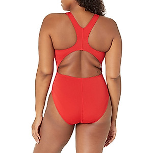 TYR Women's Standard Guard Maxfit Swimsuit, Red, 32