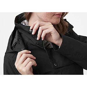 Helly-Hansen Womens Welsey Ii Trench, 990 Black, Large
