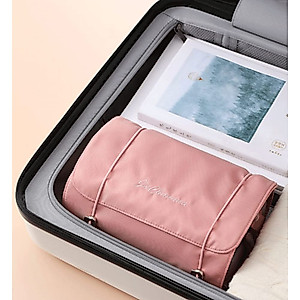 CHALKSEA Makeup Bag，Travel Toiletry Bag, Portable Makeup Organizer, Cosmetic Holder for Brushes Set,Conditioner, AccessoriesToiletry Organizer Case for Toiletries Accessories, Black