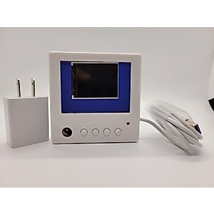 pp-Code WiFi Temperature and Humidity Sensor, Thermometer, Monitor From Anywhere, Email, SMS Alerts, Ideal for Server Room, Lab, Greenhouse, Pets