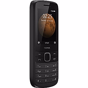Nokia 225 | GSM Unlocked Mobile Phone | 4G | Black