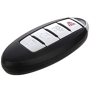 cciyu 1pc Uncut 4 Buttons Keyless Entry Remote Fob Replacement for 2013 2014 2015 2016 for Nissan Sentra Series with OE ADP12548401S CWTWB1U815