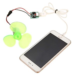 1 Set Portable Mini Wind Generator Wind Turbine Motor Charging of Micro Wind Turbine Emergency Mobile Phone