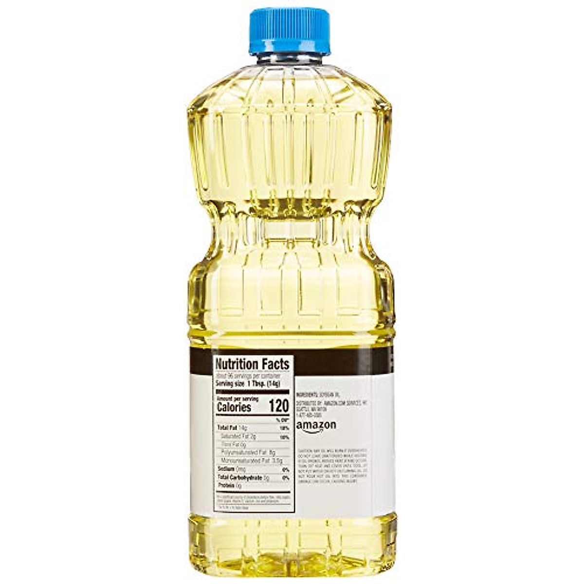 Amazon Brand - Happy Belly Soybean Vegetable Oil, 48 fl oz (Pack of 1)