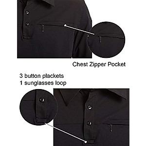 Tactical Shirts T-Shirts for Men Short Sleeve T-Shirt Mens Cotton Pique Polo Shirt Dry Fit Summer Golf Shirts for Work Fishing