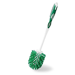Libman Commercial 22 Round Bowl Brush, Polypropylene, 14" Total Length, Green and White (Pack of 6)