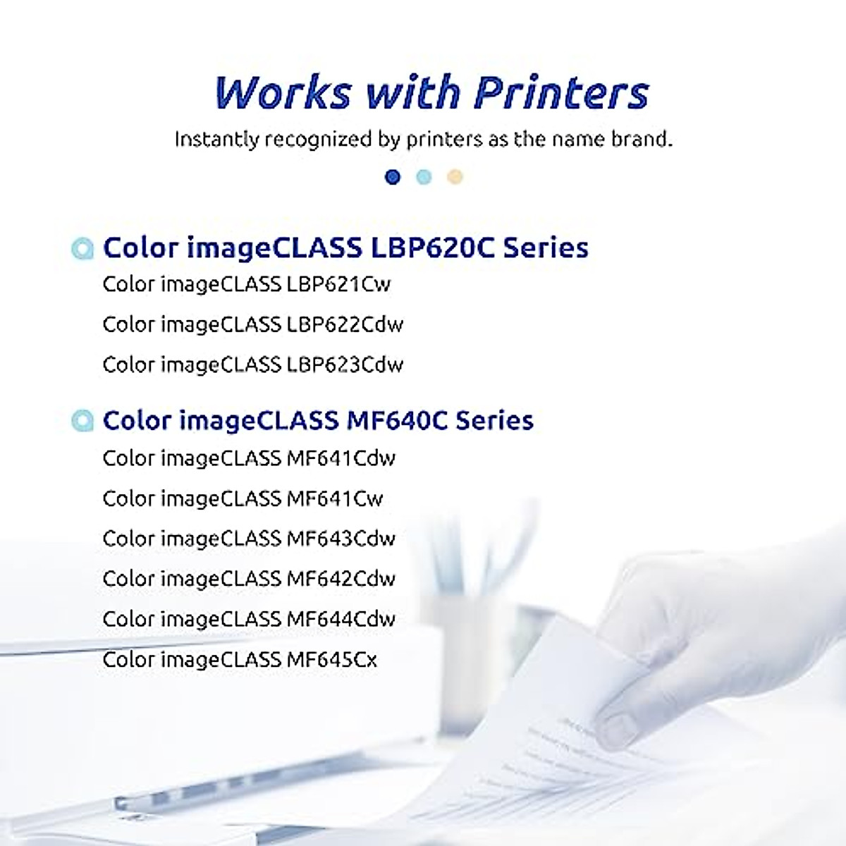 INK E-SALE Compatible Toner Cartridge Replacement for Canon 054 054H Toner High Yield Ink Set for Canon Color ImageClass LBP622Cdw MF642Cdw MF644Cdw LBP620 LBP620C Printer - Black Cyan Magenta Yellow