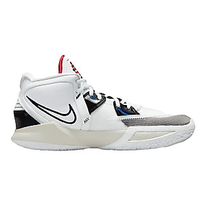 Nike mens Kyrie Infinity Basketball Shoe, White/Black/University Red/Photon Dust, 11