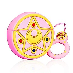 Oqplog for Airpod Pro for AirPods Pro 2019/Pro 2 Gen 2022 Case 3D Cute Fun Cartoon Funny Character Air Pods Pro Cover for Girls Women Teen Boys Unique Kawaii Trendy Soft Silicone Cases – Pink Star