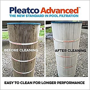 Pleatco PSR100-EC Pool Filter Cartridge Replacement for Unicel: UHD-SR100, Filbur: FC-2550, OEM Part Numbers: WC108-58S2X, White
