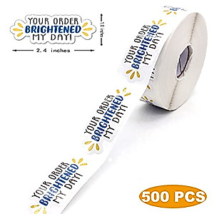 Small Shop Stickers, Small Business,Thank You Sticker, Packaging Sticker (Brightened)