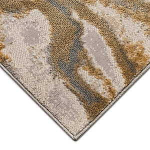 Liora Manne Soho Agate Indoor Rug Gold 6'6"X9'4"