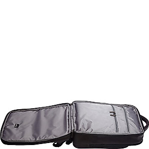 Kenneth Cole Reaction Manhattan Commuter Slim Backpack 16" Laptop Computer & Tablet Travel, Business, Work, School Bookbag, Brown, Colombian Leather