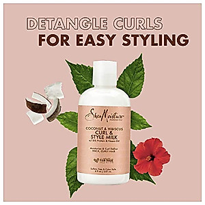 SheaMoisture Coconut & Hibiscus Curl & Style Milk 8 oz