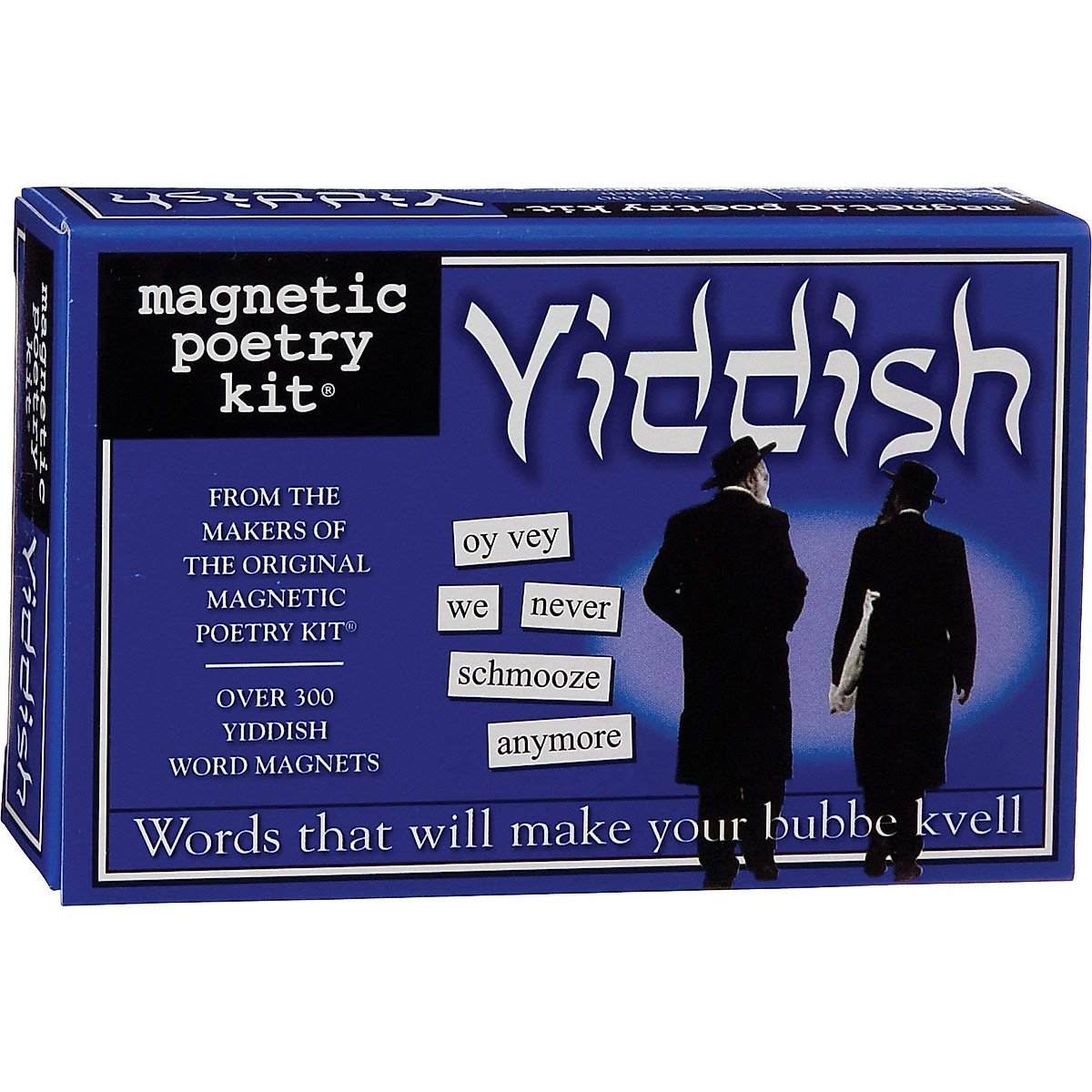 Magnetic Poetry - Yiddish Kit - Words for Refrigerator - Write Poems and Letters on The Fridge - Made in The USA