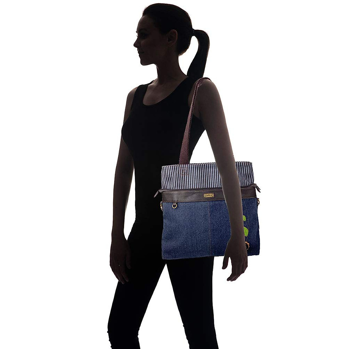 Chala Patch Cross-Body Canvas Messenger Bag- Owl-II (Mauve Red)