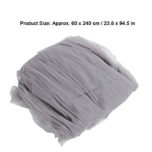 Bed Net, Elegant Color Netting Children Bed Net Canopy, Hanging The Screen Curtains or Netting Over a Queen or King Canopy Bed, Crib or Hammock (Gray)
