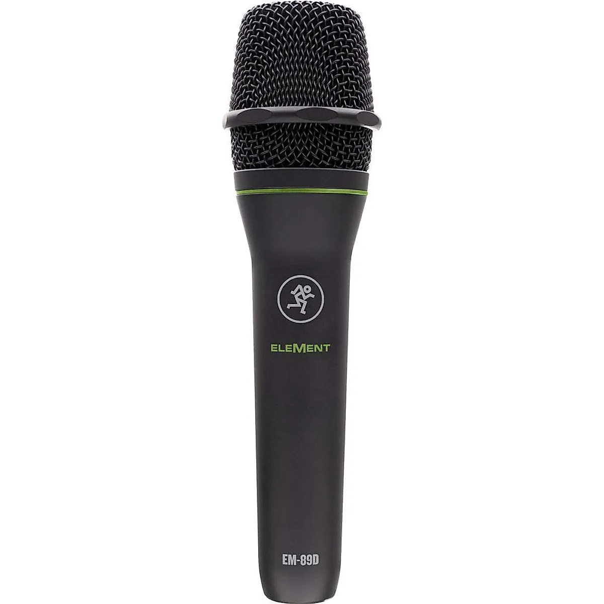 Mackie EM-89D Element Series Dynamic Vocal Microphone with Tripod Microphone Stand & XLR Cable Bundle