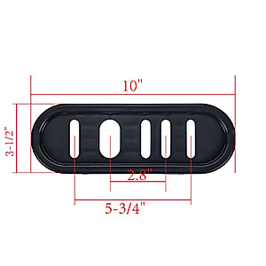 Mikatesi 490-241-0010 Universal Snowblower Skid Shoes 2 Pack with Mounting Hardware Primer Bulb Fuel Filter Fuel Line Kit Fits Most 2-Stage and 3-Stage Snow Throwers