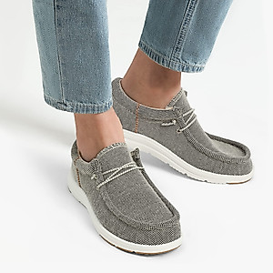 Bruno Marc Men's Arch Support Casual Slip-on Shoes Loafers for Men Non Slip Comfortable Boat Shoes, Khaki, Size 12, SBLS2302M