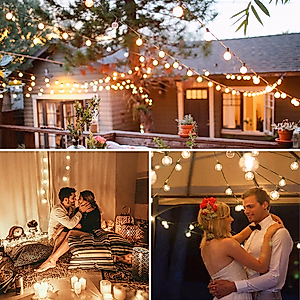 rincentd G40 Replacement Bulbs, 120V 5 Watt Clear Globe Incandescent Light Bulbs fits E12 C7 Candelabra Base, Dimmable String Light Bulbs Replacement for Indoor Outdoor Patio Decor, (25 Pack)