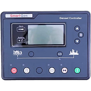 YFYIQI Generator Set Controller Automatic Start/Stop Genset Controller Auto Start Module with Waterproof Security Level IP55 Short Message Service Function Schedule Control