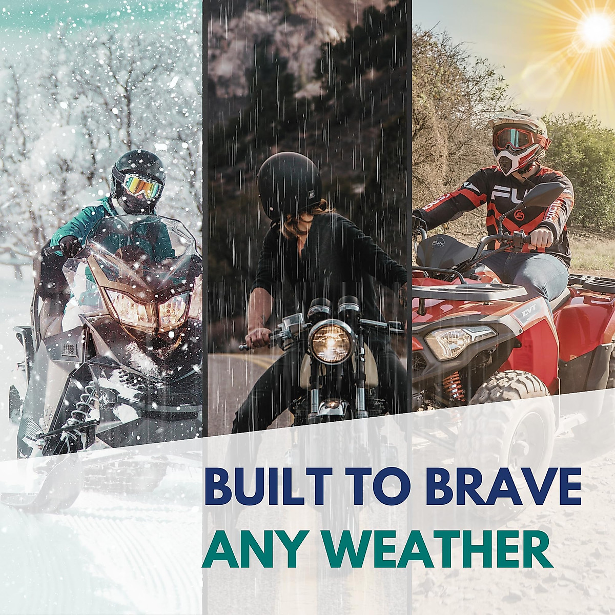 YTX14-BS Battery - Motorcycle Battery, ATV Battery 12V 12AH, UTV, 4 Wheeler, Snowmobile, Powersports Batteries - Compatible with Honda Rancher 350, Buell Blast, Yamaha - Sealed Lead Acid 12 Volt AGM