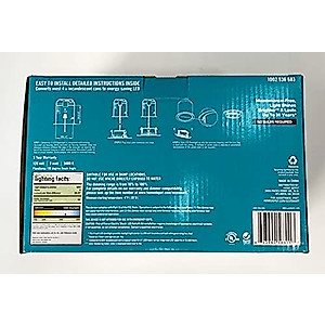 LootHive 4-INCH White Integrated LED Recessed Trim, Daylight (4-Pack)