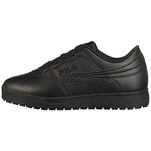 Fila womens Work Health Care Professional Shoe, Black/Black/Black, 8.5 US