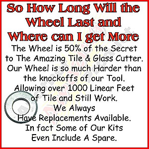 Glass Cutter Tool for Cutting Glass Cut Thick Glass Mirror Glass Tile and Mosaic Glass Mirror Cutter Tool Made in UK Bottle Glass Cutting Oil Cut Mirror and Cut Stained Glass Sheets 1mm - 21mm Thick