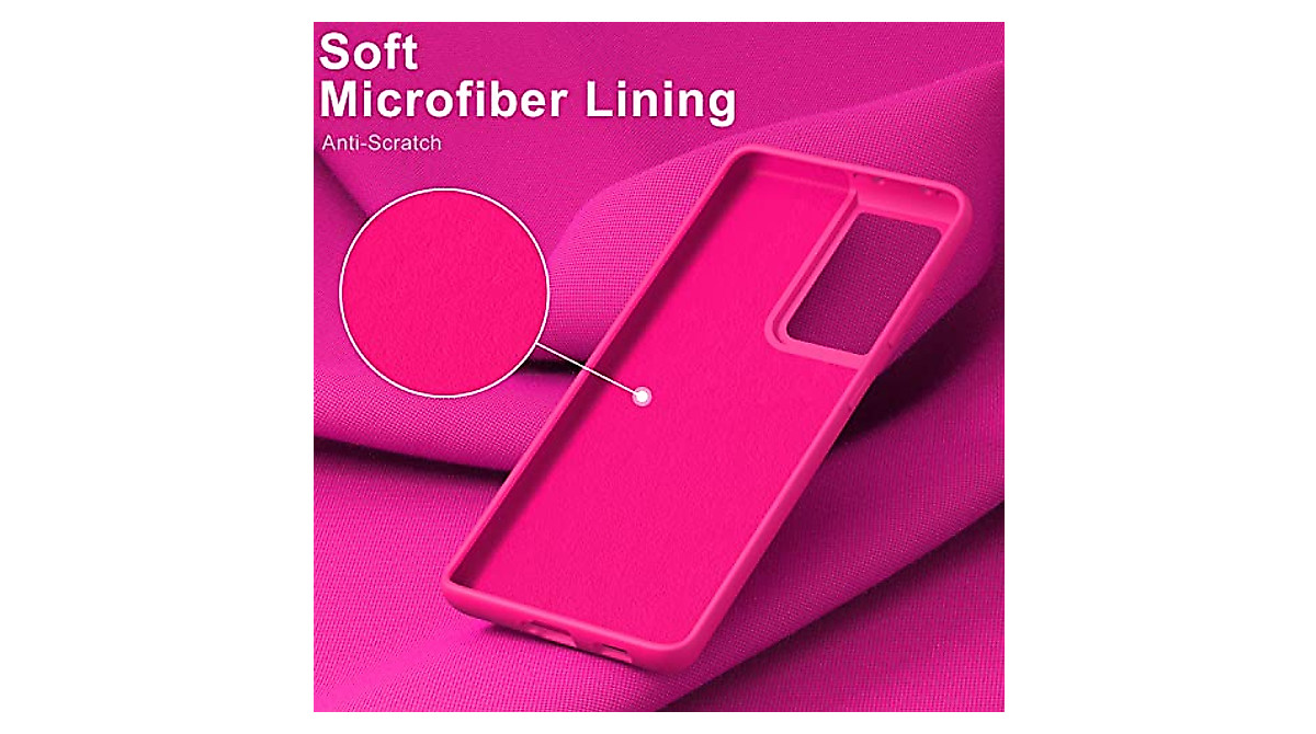 Samsung Galaxy S21 Ultra Case in Hot Pink | Slim & Soft Silicone Protection