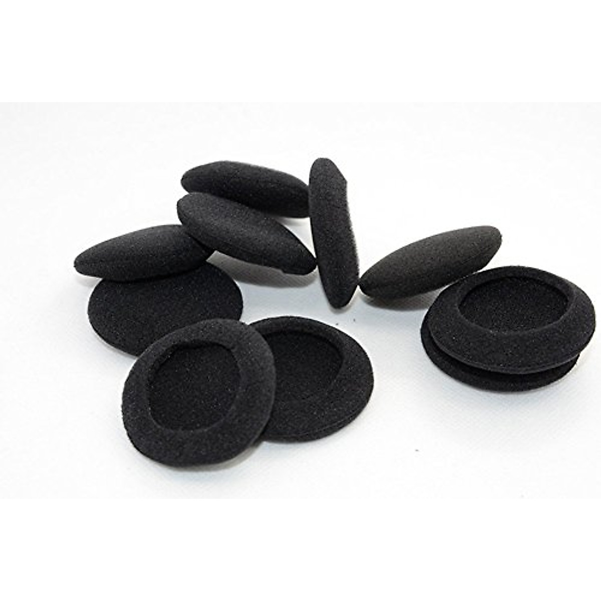 YunYiYi 5 Pairs Black Foam Replacement Earpads Sponge Ear Pads Pillow Cushion Cover Cups Compatible with Sennheiser PC25 PC30 PC31 PC35 PC36 Headphones Headset