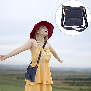 VALICLUD Denim Crossbody Bags denim bag handbag denim purses for women for Women- Mother