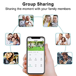 XTU Solar Security Cameras Outdoor, WiFi Wireless Outdoor Solar Home Security Camera with 2-Way Audio, Night Vision, Motion Detection