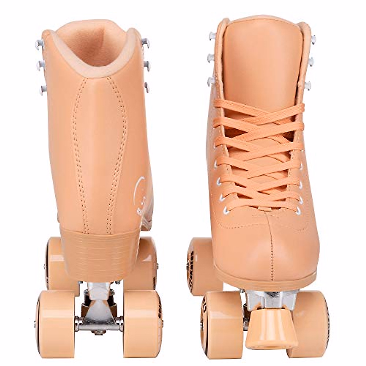 C SEVEN C7skates Cute Roller Skates for Girls and Adults (Peachy Keen, Women's 9 / Men's 8)