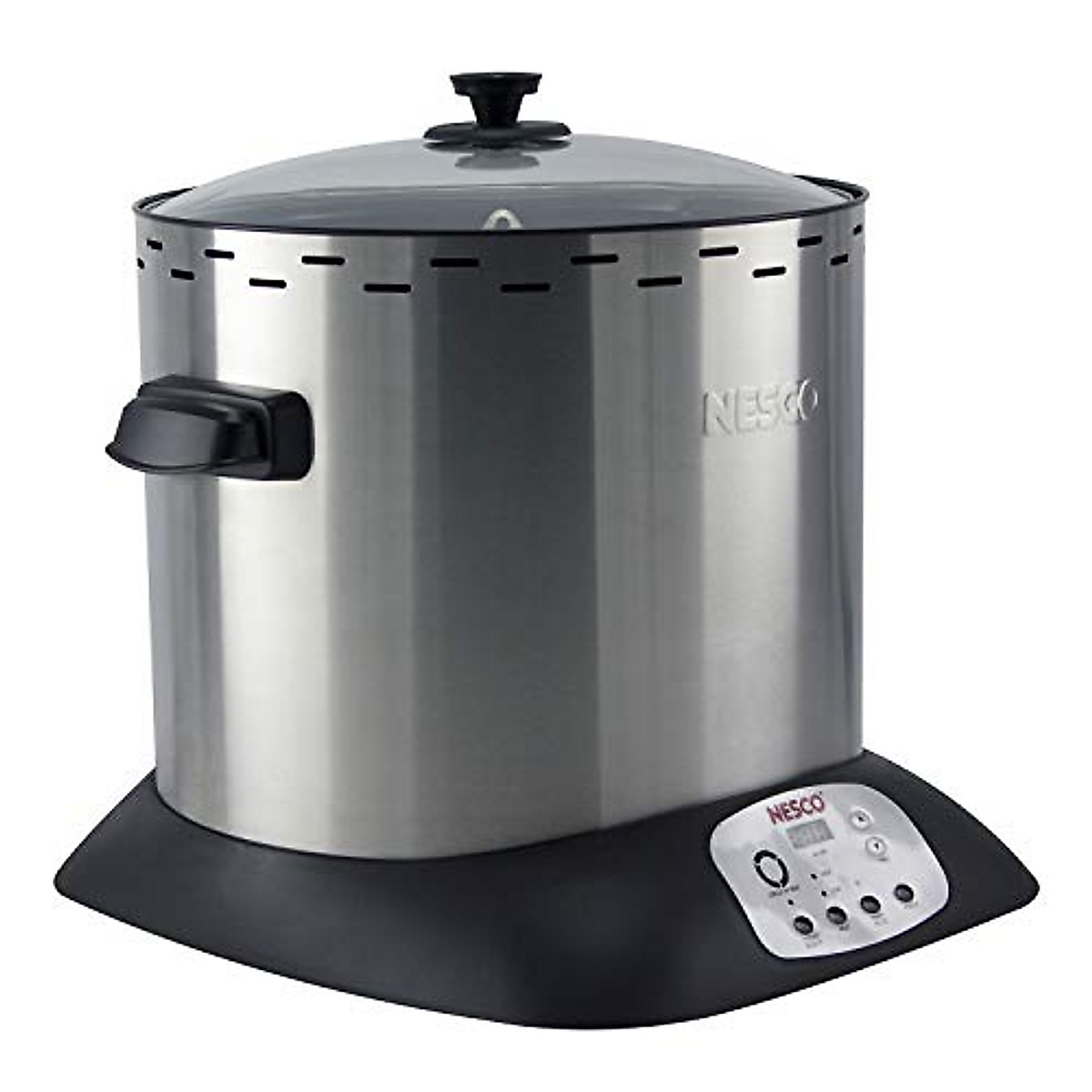 NESCO ITR-01 Digital Infrared Upright Turkey Roaster, Oil Free, 1420 Watts, Silver