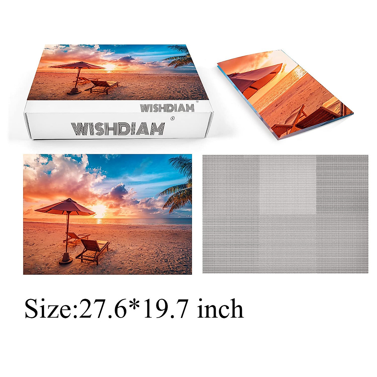 Hawaii Puzzles for Adults 1000 Pieces Hawaii Beach at Sunrise Puzzles,Nature Puzzles American Landscape Jigsaw Puzzles for Adults, for Friends