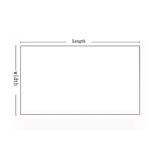 Clear PVC Desk Chair Mat 1.5mm Chair Mats with Non-Slip for Hard Floors Clear Carpet,Runner Rug Hardwood Cover Protector Clear Carpet, Wood Floor/Tile/Table Top Waterproof Rug Runner, 100-600cm length