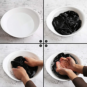 Sent Hair Extra Large Satin Hair Bonnet for Women, Double-Layer Elastic Night Sleeping Cap with Tie Band for Braids/Curly/Long Hair - Black