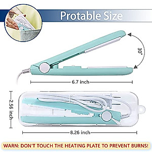 Bag Sealer - Portable Handheld Heat Vacuum Sealers,Mini Plastic Sealing Machine for Food Storage,Plastic Bags, Snack Bags, Chip Bags(Black)