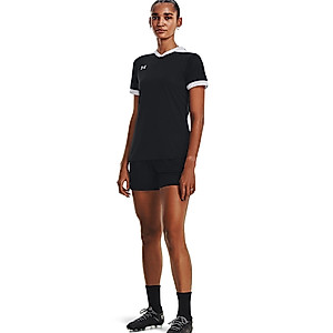Under Armour Womens Maquina 3.0 Shorts, (001) Black / / White, Medium