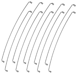 Replacement Cheese Slicer Wires 5.5 Inch Stainless Steel Cheese Cutter Replacement Cheese Wire Pie Slicers for Home Restaurant Kitchen Party Cutting Supplies (10)