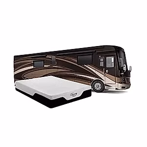 DYNASTY MATTRESS 12 inch CoolBreeze Classic Cooling Gel Memory Foam Mattress for RV (Medium Firm - RV King 72x80)