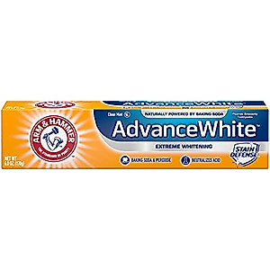 Arm & Hammer Advance White Extreme Whitening Toothpaste, Clean Mint, 6 Ounce (Pack of 3)