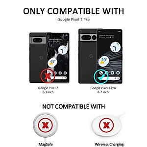 Nvollnoe Google Pixel 7 Pro Case, Purple Heavy Duty Protective Sturdy Rotate Ring Kickstand Phone Case with Sliding Camera Cover, Military Grade, TPU+PC 2 in 1 Construction