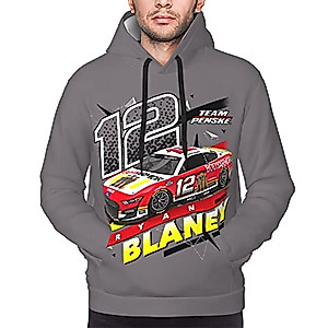 ASFRSH Ryan Blaney 12 Men'S Pullover Hoodie Casual Hooded Sweatshirt Best Hoodies Sportswear Tracksuit With Pocket