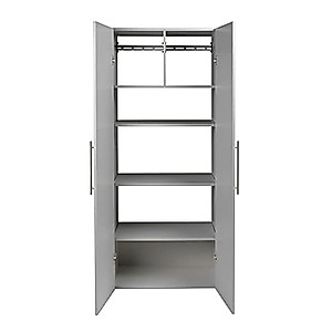 HangUps Large Storage Cabinet, 30", Light Gray