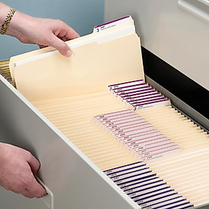 Smead Manila File Folder, 1/3-Cut Tab, Letter Size, Manila, 100 per Box
