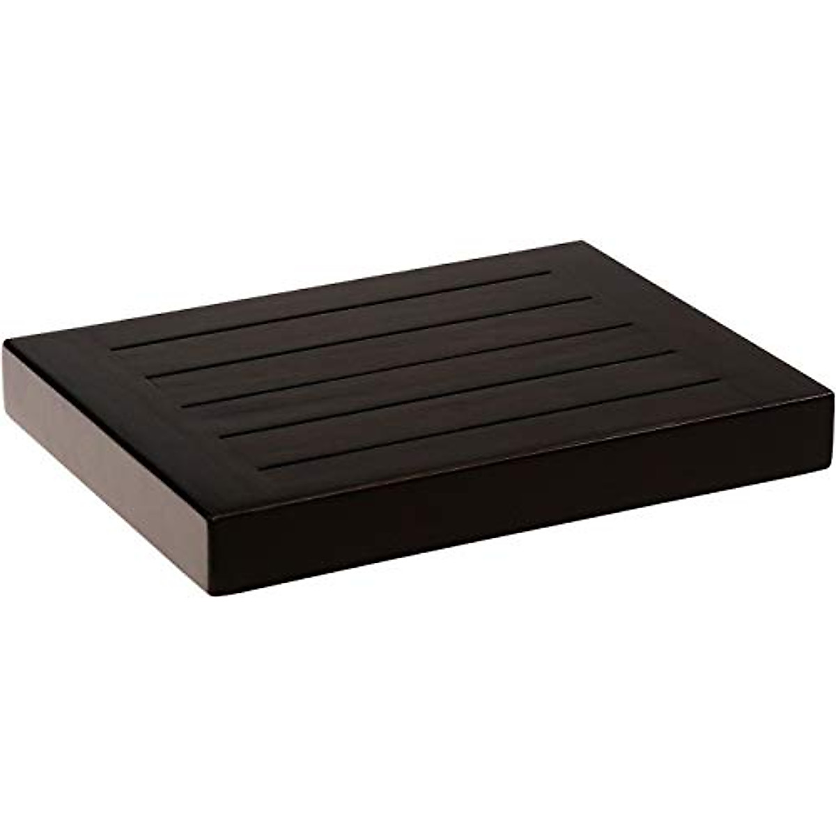 AquaTeak 12" Moa™ Mocha-Shield Teak Flat Wall Shelf